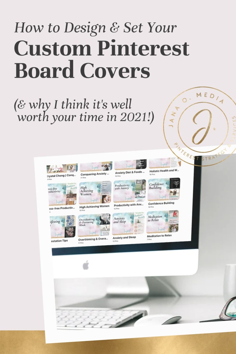 How to Change Pinterest Board Covers - Jana O. Media