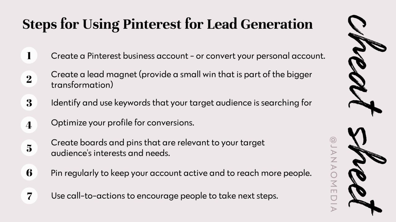 How to Use Pinterest for Lead Generation (for Coaches & Service ...