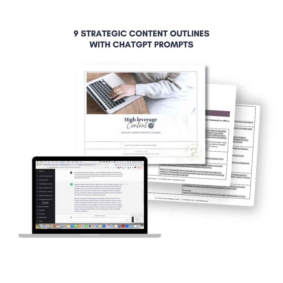 High-leverage Content - Waitlist - Jana O. Media