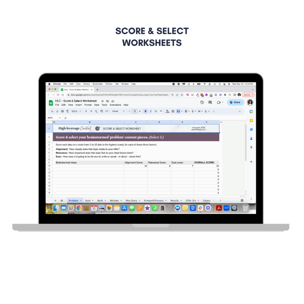 High-leverage Content - Waitlist - Jana O. Media